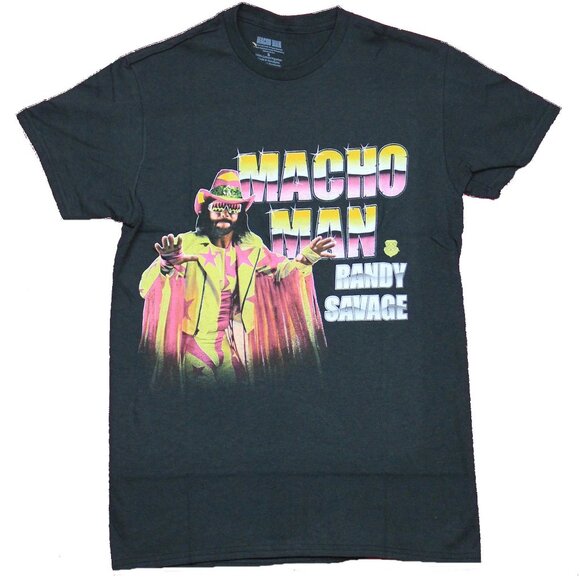 WWE | Shirts | Mens Macho Man Randy Savage In Flamboyant Wrestling Gear ...